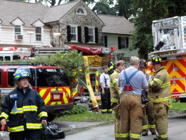 Berwyn Responds to Wayne House Fire - Berwyn Fire Company