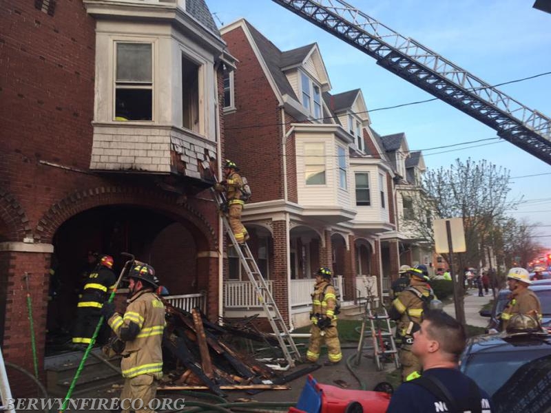 Berwyn firefighters respond to 2-alarm fire & handle brush fire ...